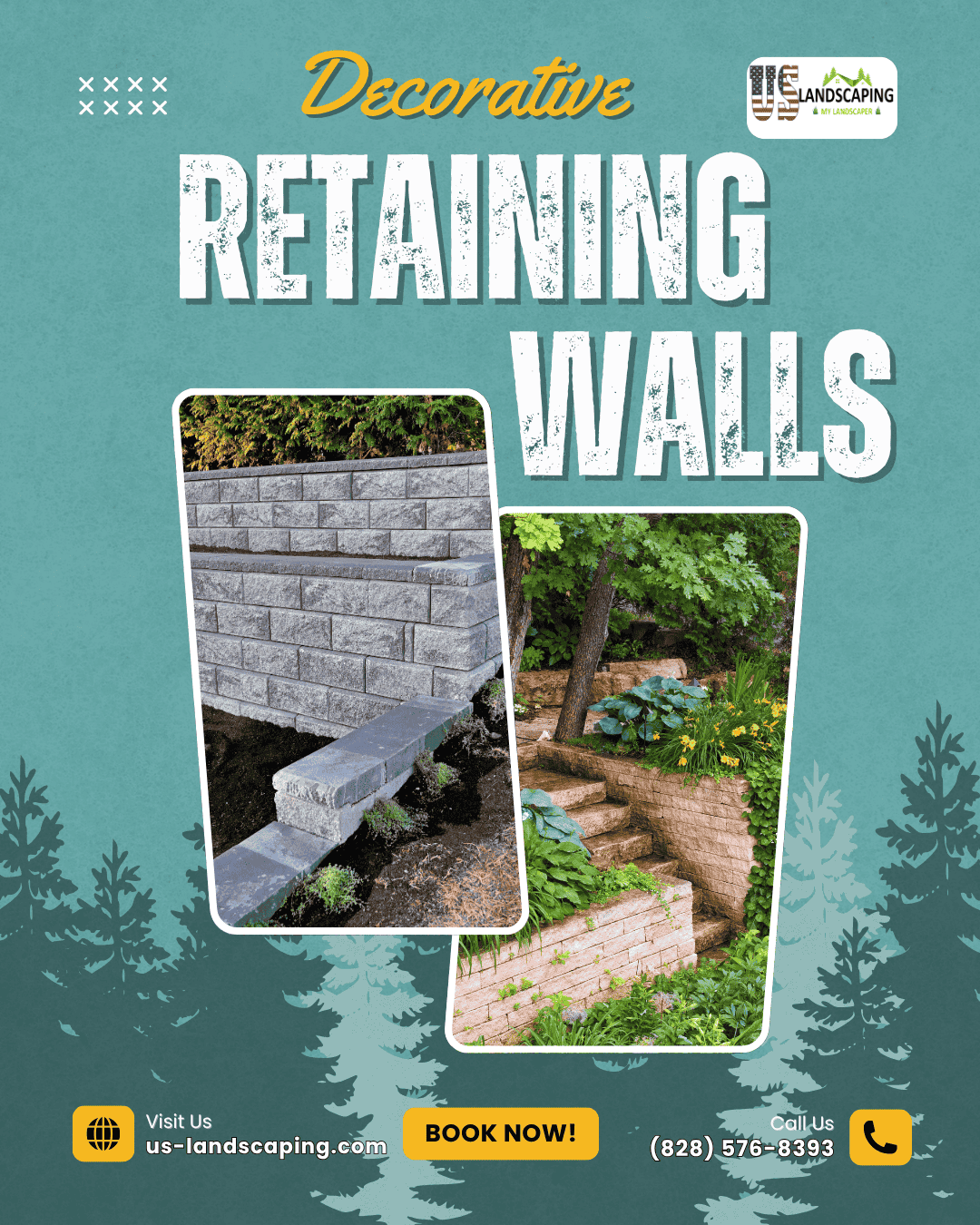 🧱 Decorative Retaining Walls: Beauty and structure for your landscape ...